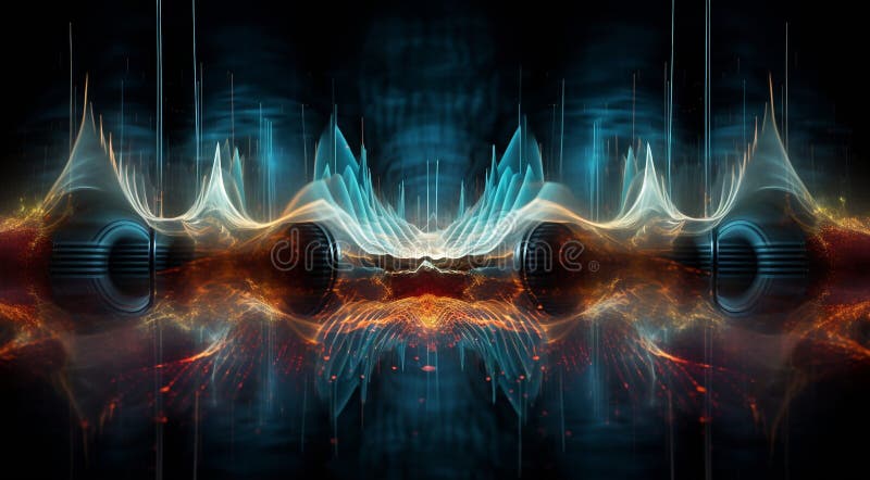 Hd Sound Wave Wallpaper, Visual Waves Background, Graphic Designed ...