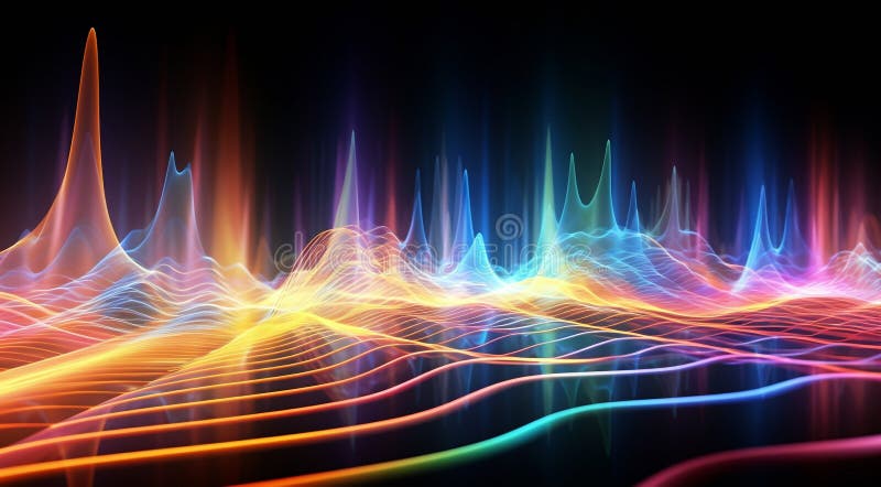 Hd Sound Wave Wallpaper, Visual Waves Background, Graphic Designed ...