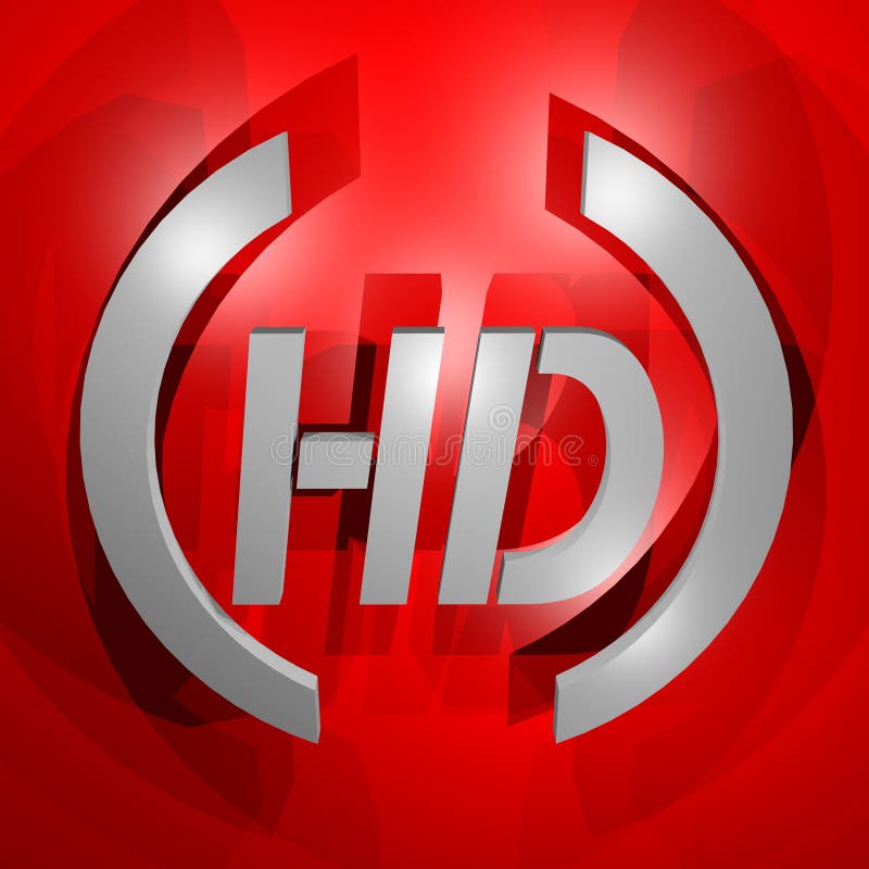 High definition icon stock vector. Illustration of circle - 23532613