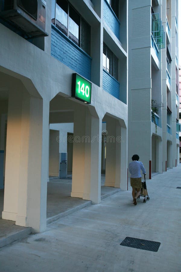 HDB Singapore stock image. Image of blue, crowded, singapore - 847847