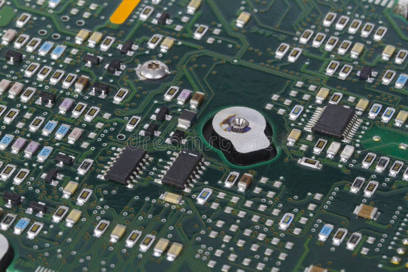 HDD back view stock image. Image of inside, technology - 96427013