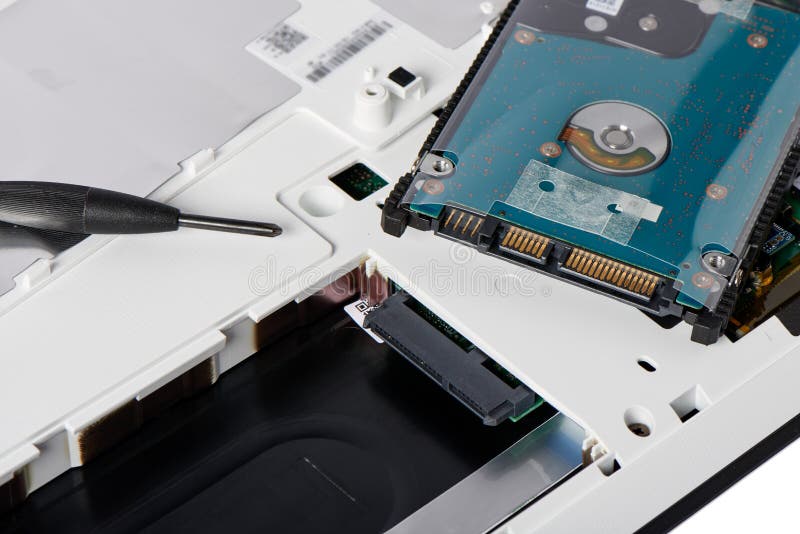 HDD and bracket for laptop stock photo. Image of drive - 125235898