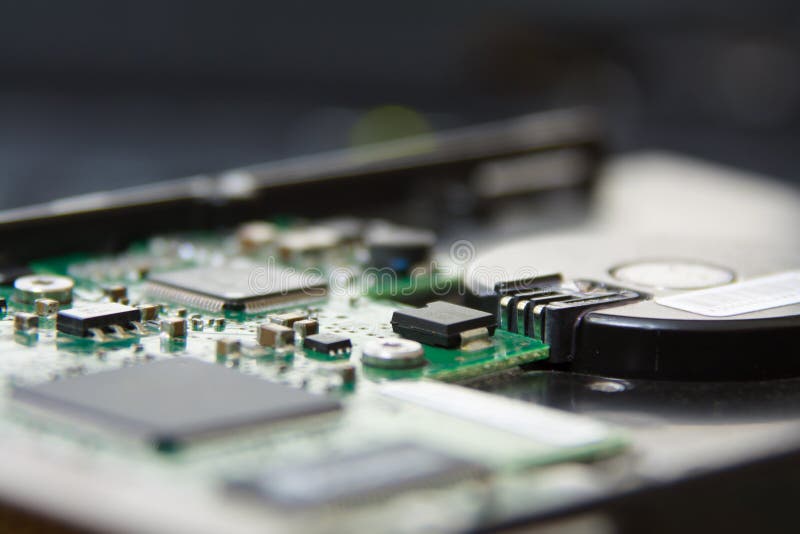 HDD Circuit stock photo. Image of hard, component, chip - 76567316