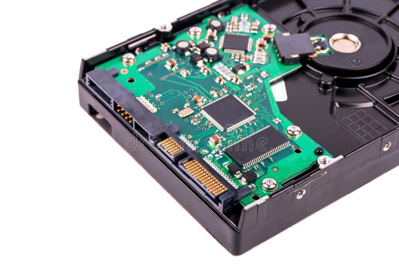 HDD closeup stock photo. Image of electronics, computers - 64218528