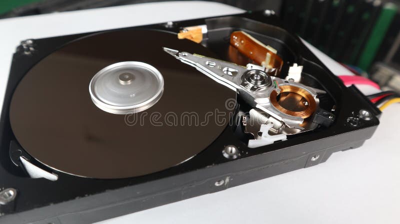 HDD, Computer Hard Drive, Digital Data Storage. Stock Image - Image of ...