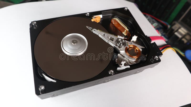 HDD, Computer Hard Drive, Digital Data Storage. Stock Photo - Image of ...