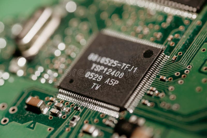 HDD controller stock image. Image of macro, component - 121448017