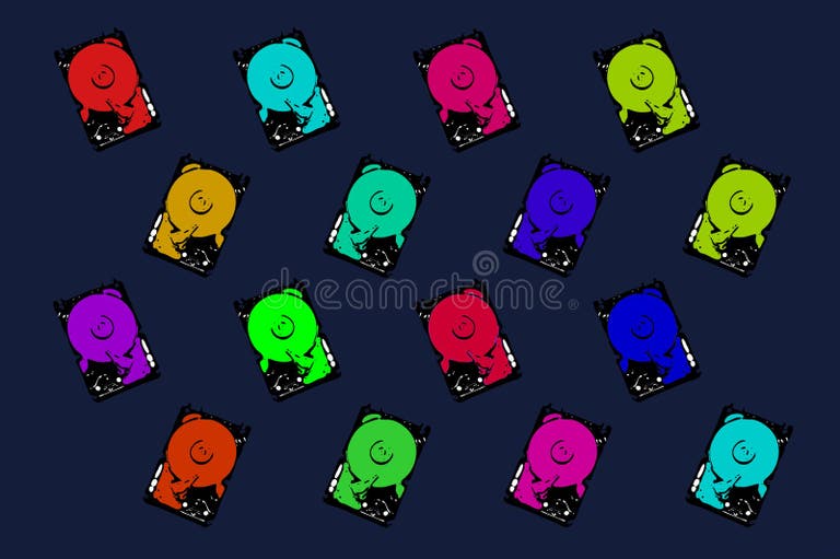 Hdd. Data Storage. Hard Drives from the Computer Stock Image - Image of ...