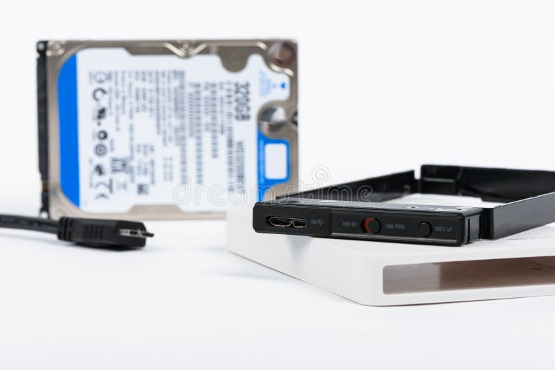 Install HDD To External Enclosure Case Stock Image - Image of external ...