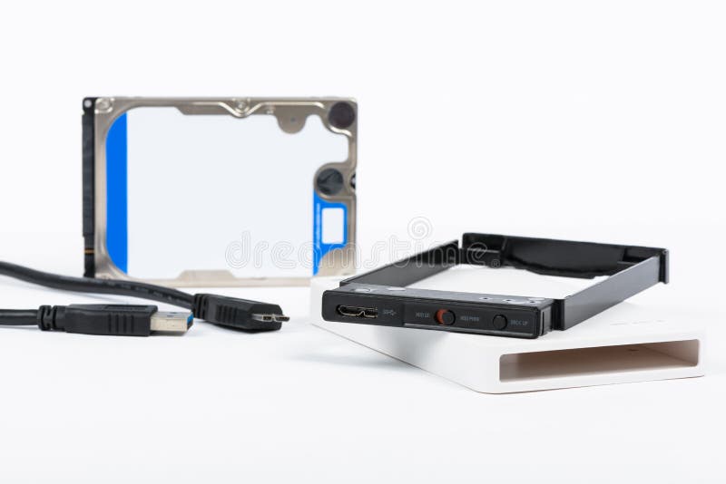 Install HDD To External Enclosure Case Stock Image - Image of external ...