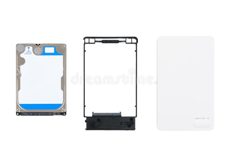 Install HDD To External Enclosure Case Stock Image - Image of external ...