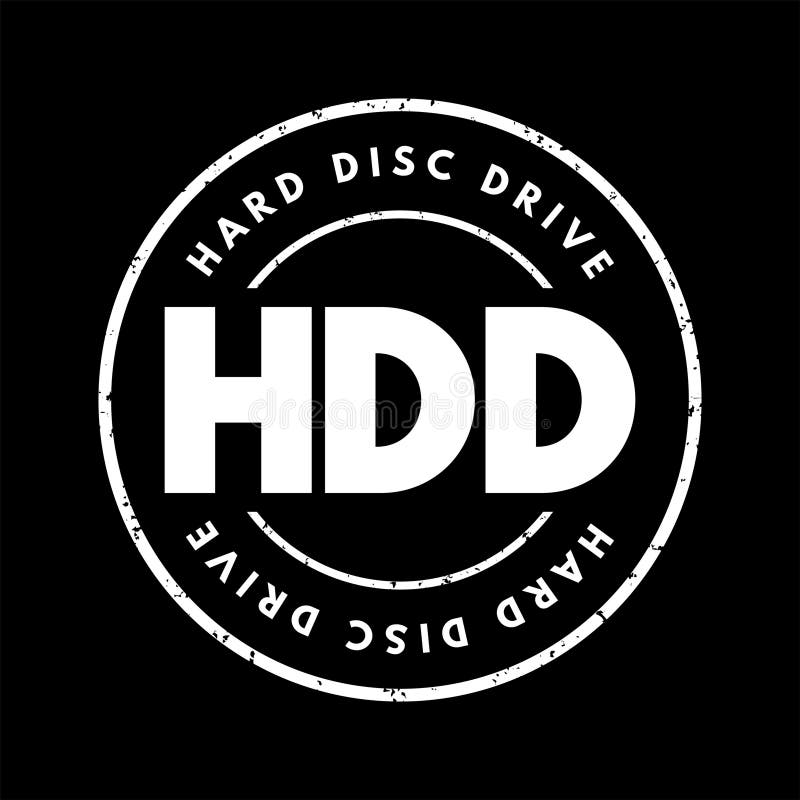 HDD Hard Disc Drive - Electro-mechanical Data Storage Device that ...