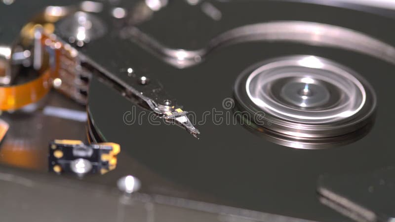 Real Open Hard Drive Isolated on White. Stock Photo - Image of object ...