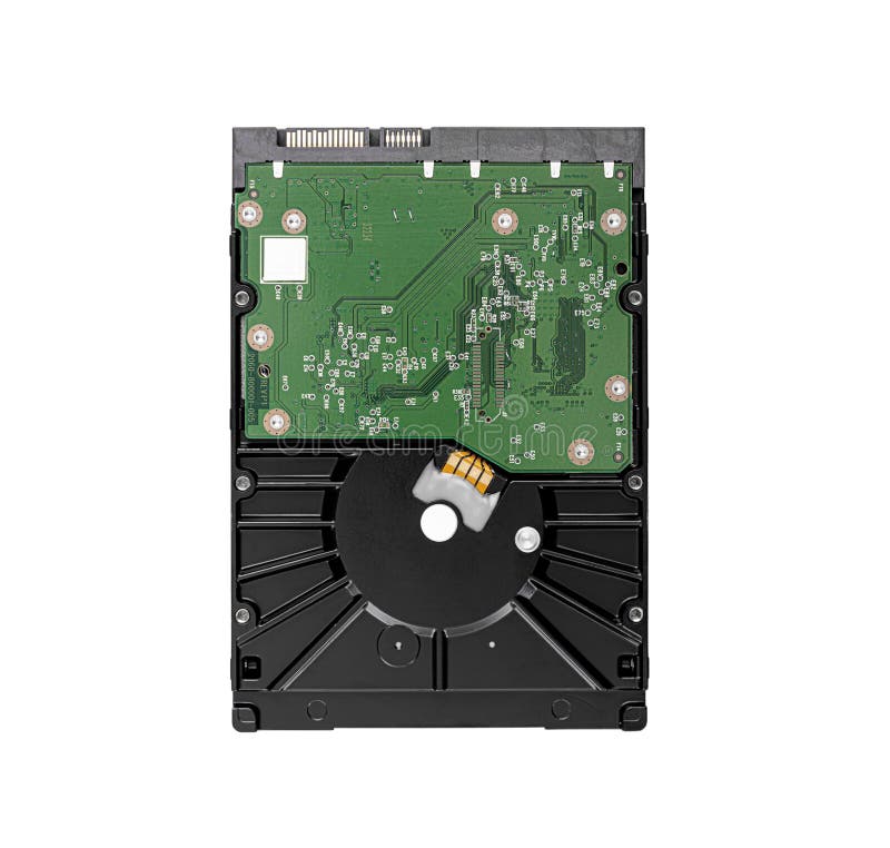 HDD Hard Drive Isolated on a White Background. Stock Photo - Image of ...