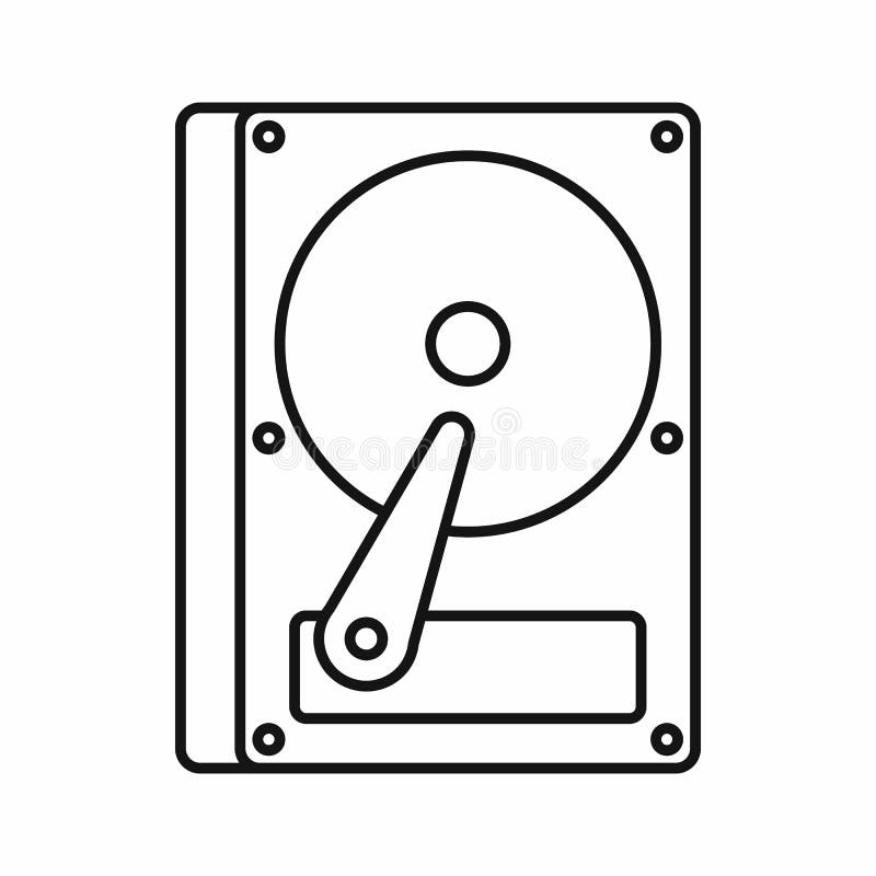 Hdd Outline Stock Illustrations – 2,880 Hdd Outline Stock Illustrations ...
