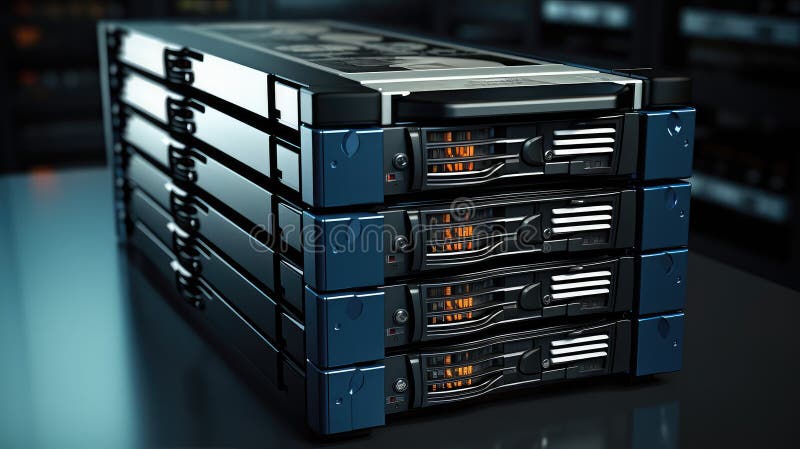 Hdd Information Technology Data Storage Stock Illustration ...