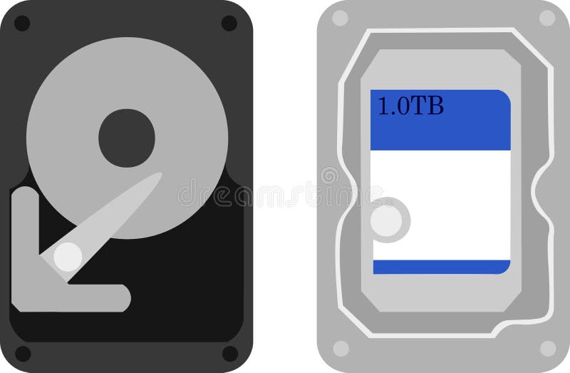 HDD. Internal Hard Drive. Electronic Memory. Storage. Detail for a ...