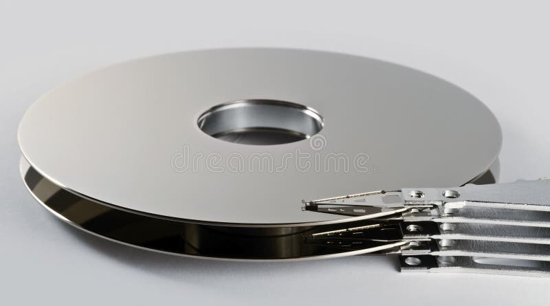 HDD platter stock image. Image of compartment, disk, industry - 21591117