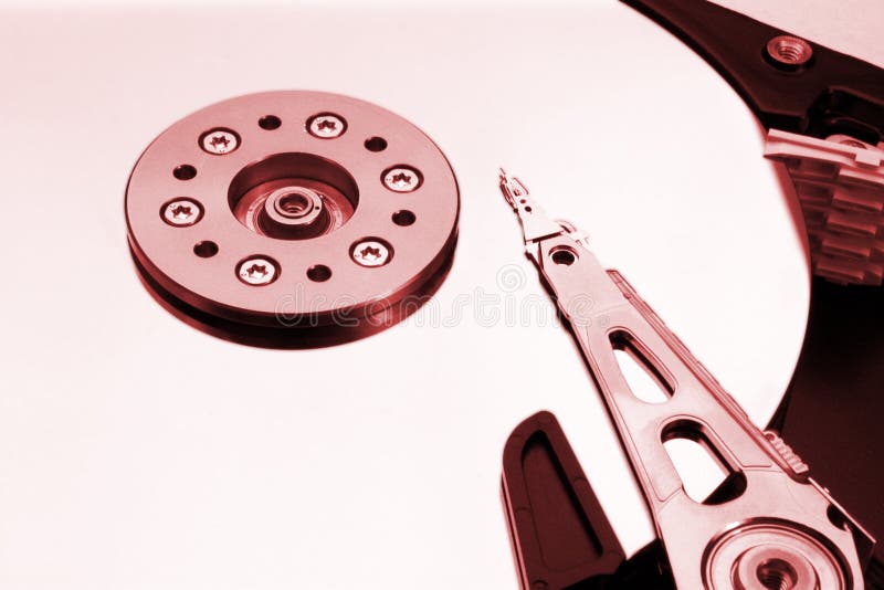 2 X HDD - Hard Disk Drive is Open - 2,5 and 3,5 Stock Image - Image of ...