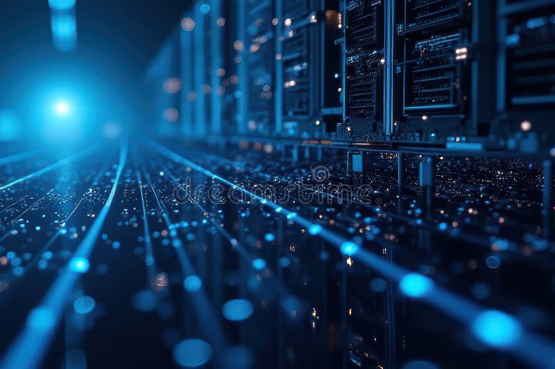 HDD Storage Infrastructure Illustration Stock Illustration ...