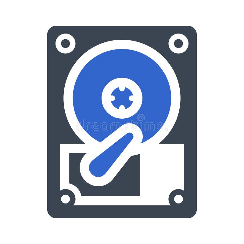 Hdd system Icon stock vector. Illustration of vector - 315875049