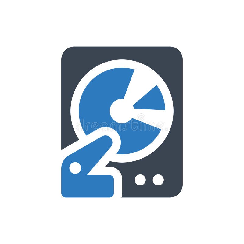 Hdd system icon stock vector. Illustration of system - 262611736