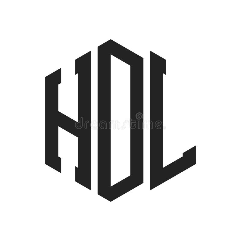 HDL Logo Design. Initial Letter HDL Monogram Logo Using Hexagon Shape ...
