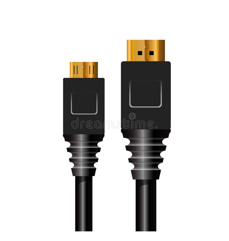 Hdmi Cable Stock Illustrations – 1,665 Hdmi Cable Stock Illustrations ...