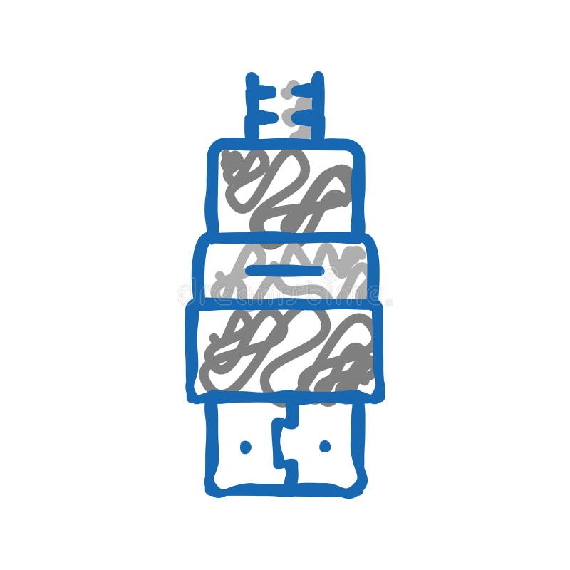 Hdmi Cable Icon Doodle Illustration Stock Illustration - Illustration ...