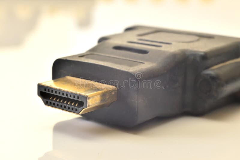 HDMI cable (slot) stock photo. Image of hardware, zoomed - 67563260