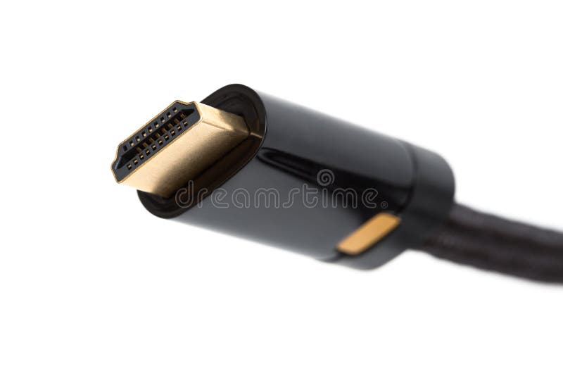 Hdmi cable stock photo. Image of isolated, data, accessory - 52200770