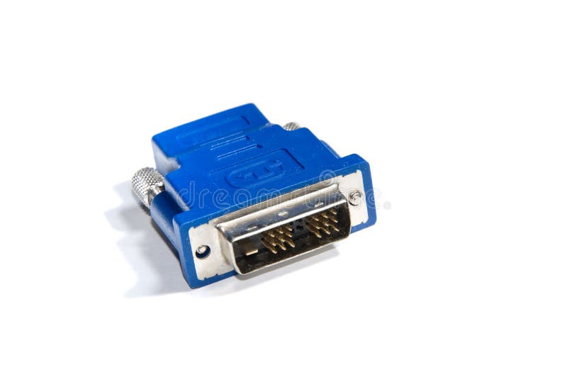 Old Computer Cables Used To Connect Peripheral Devices. Plugs and ...