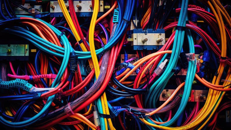 Hdmi data cables stock illustration. Illustration of displayport ...