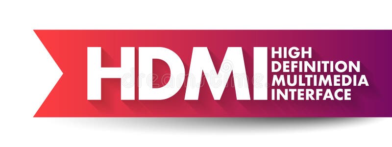 HDMI High Definition Multimedia Interface - Connection Method that ...