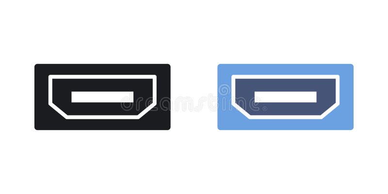 HDMI icon vector stock vector. Illustration of multimedia - 348158387