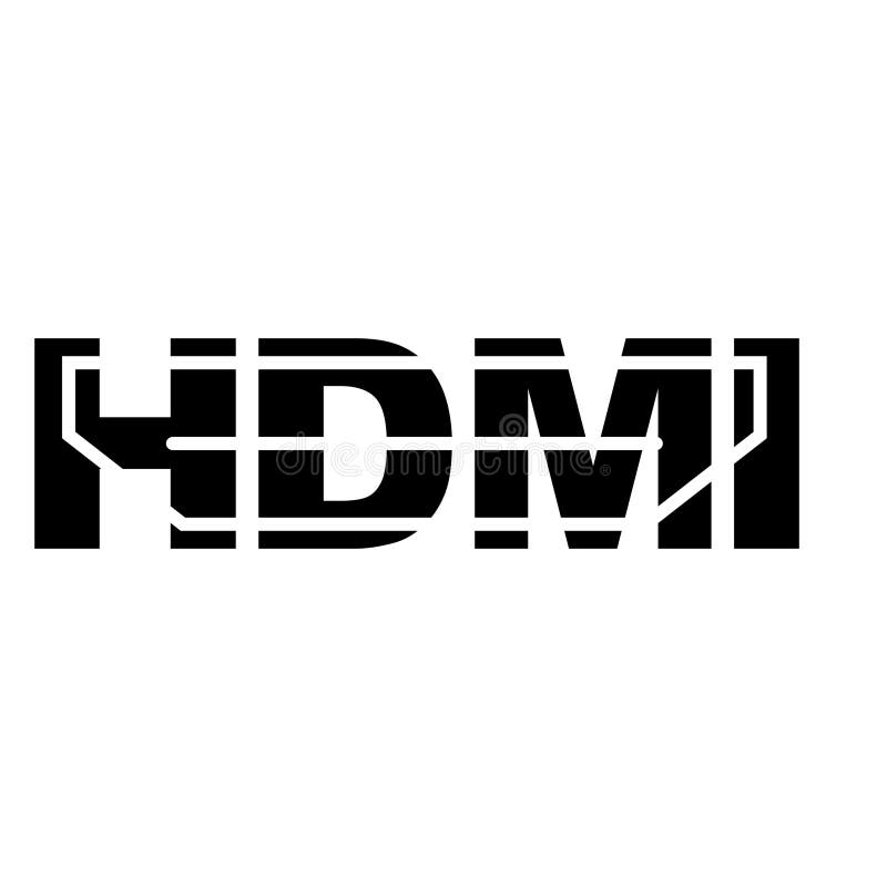 Hdmi Port Logo, High Definition Multimedia Interface Stock Illustration ...