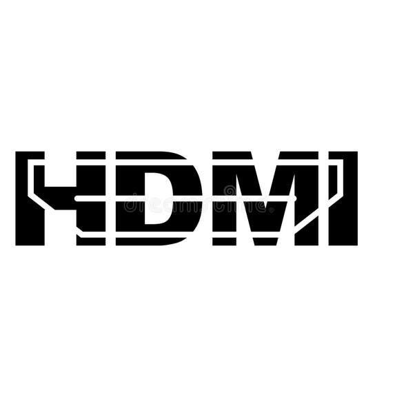 Hdmi Port Logo, High Definition Multimedia Interface Stock Illustration ...