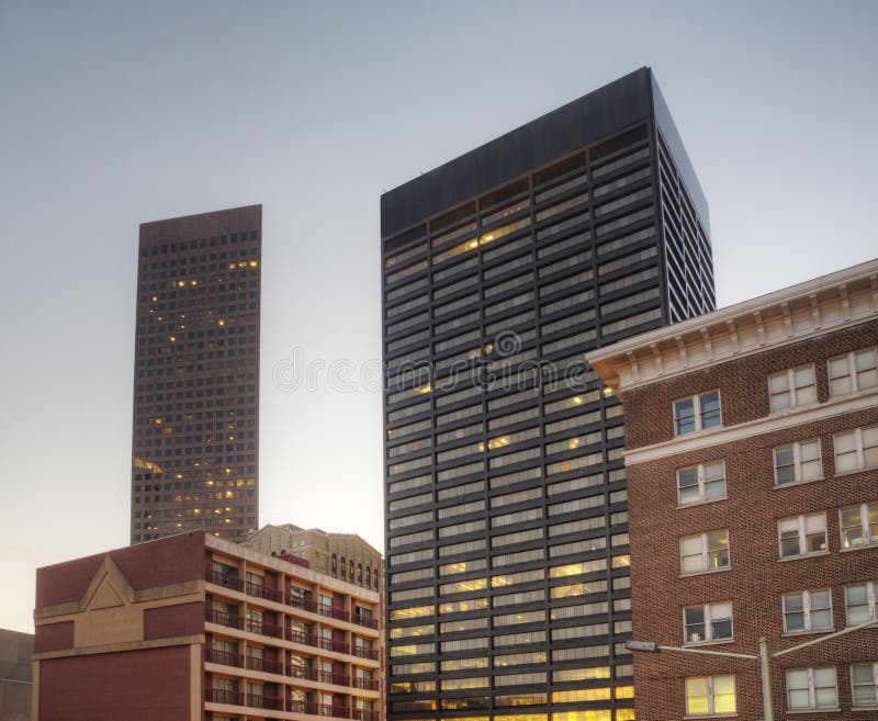 HDR of Atlanta stock image. Image of traffic, blur, blue - 27582339