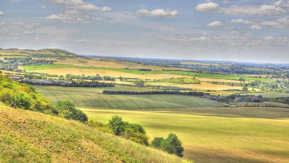 HDR of Dunstable Downs stock photo. Image of england - 15138798