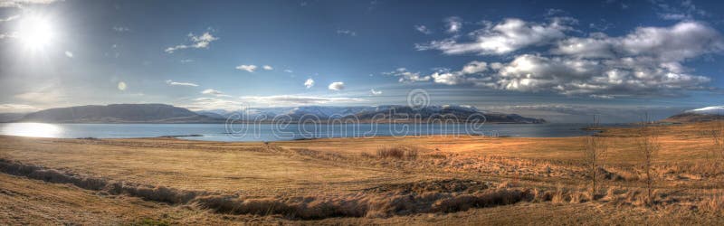 HDR panorama from Iceland stock photo. Image of lake - 30746658