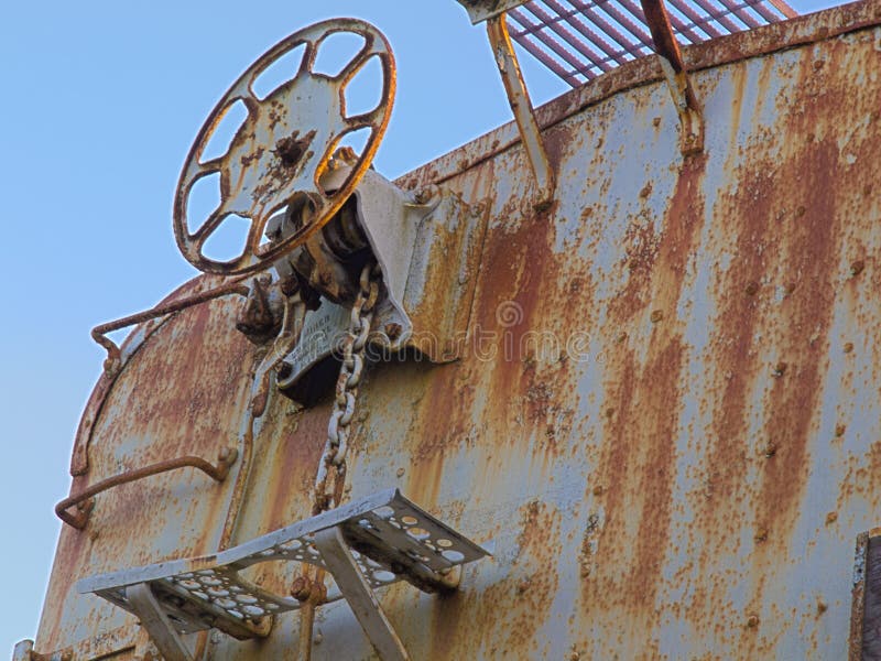 HDR Rusty hand brake stock photo. Image of desert, rural - 23223116