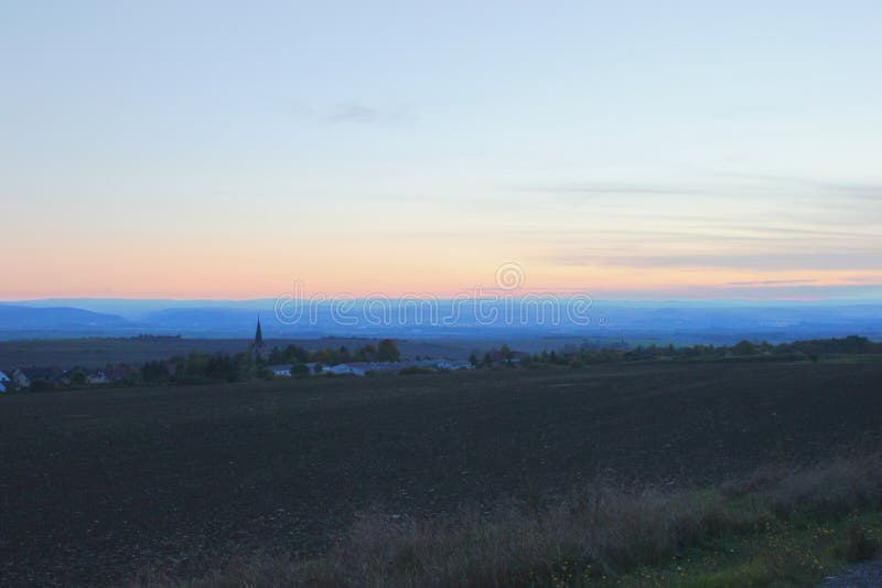 HDR Twilight stock photo. Image of german, hessen, orange - 40305722