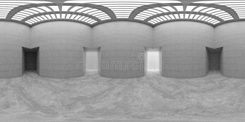 Panorama of Ruined Time Square New York Manhattan. HDRI ...