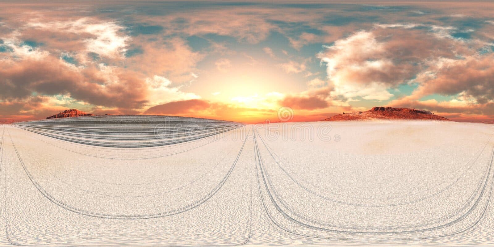 Mars, HDRI, Environment Map Stock Illustration - Illustration of ...