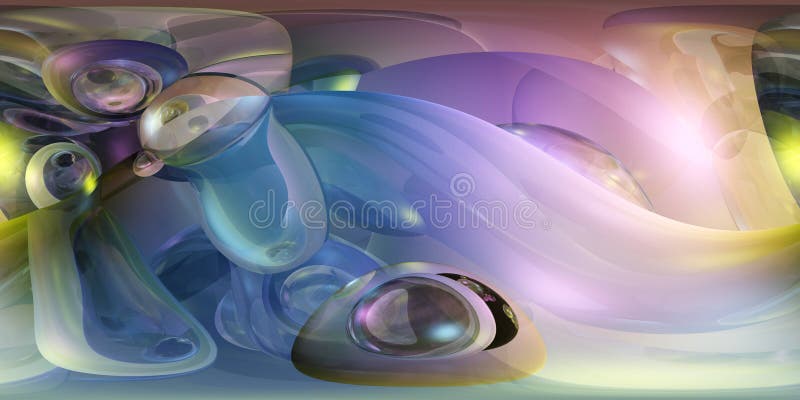 HDRI Map, Abstract Spherical Environment Panorama Background in Shades ...