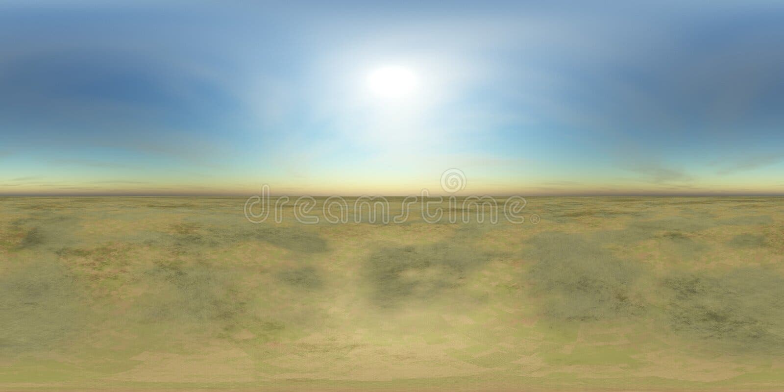 HDRI High Resolution Map. Environment Map, Panorama Desert Sunset in ...