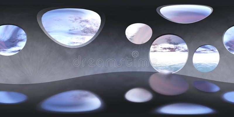 Abstract HDRI Environment Map, Spherical Panorama Background, Light ...