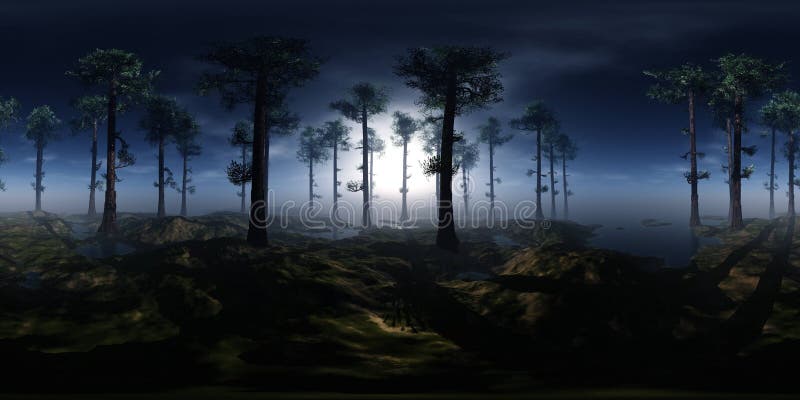 HDRI Map. Spherical Panorama. Cityscape Stock Illustration ...