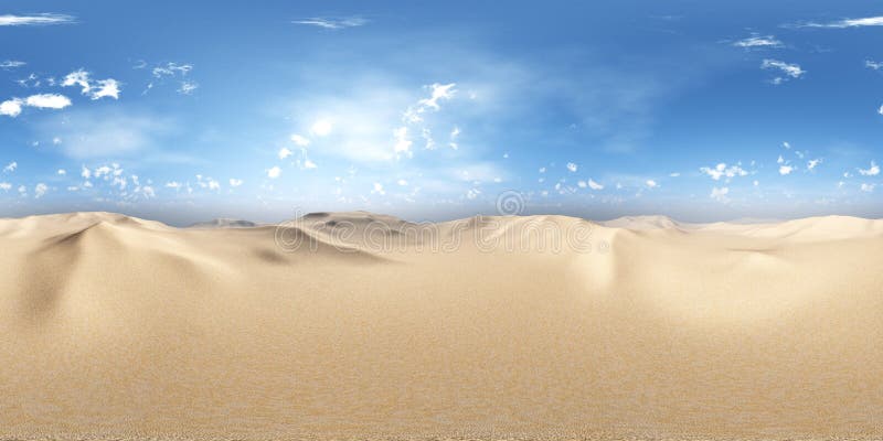 360 Degree Nature Environment Texture Background. Landscape HDRI Map ...