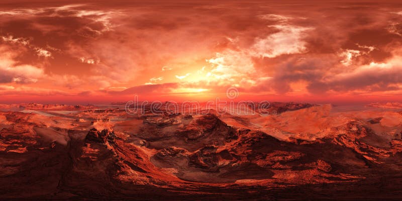 HDRI, Mapa Del Ambiente, Marte Foto de archivo - Imagen de sunlight ...